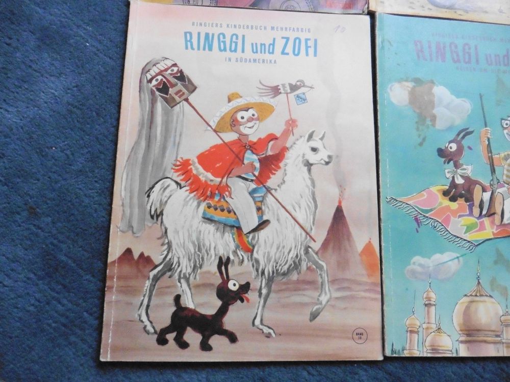 4 Ringgi und Zofi,1956/57/59/61Künstl.,Moritz Kennel,Reklame | Kaufen ...