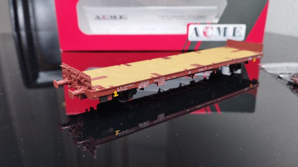 ACME 40173 FS Flachwagen mit Rungen Kgps neu in OVP (Nr.2) (Neu und ...
