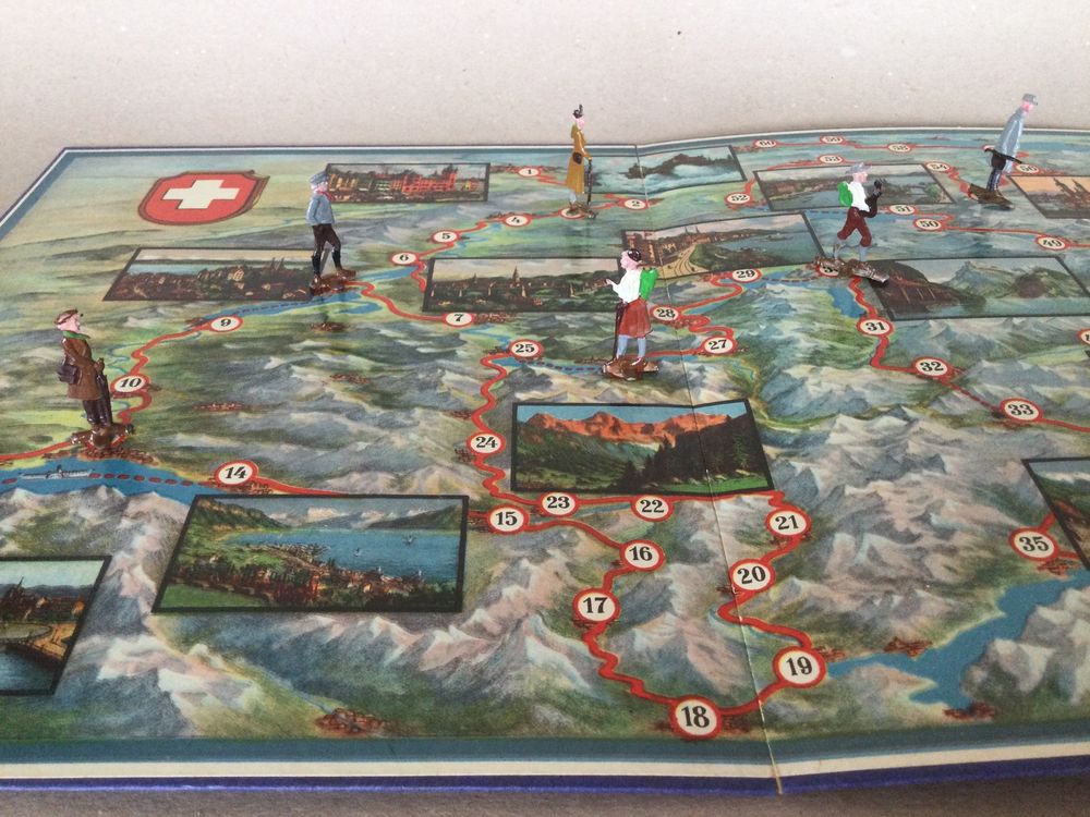 Gesellschaftsspiel „Die Reise durch die Schweiz“ Verlag ABC (Gebraucht) in Wisen SO für CHF 31 ...