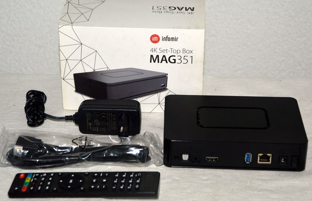 Im Infomir MAG 351 UHD WiFi Premium 4K Tv Box | Kaufen auf Ricardo