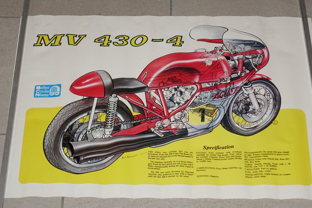 MV AGUSTA poster (Gebraucht) in Bellevue für CHF 35 – mit Lieferung auf ...