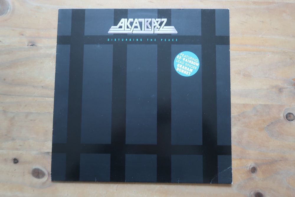 ALCATRAZZ - DISTURBING THE PEACE - EX- RAINBOW VINYL LP (Gebraucht) in ...