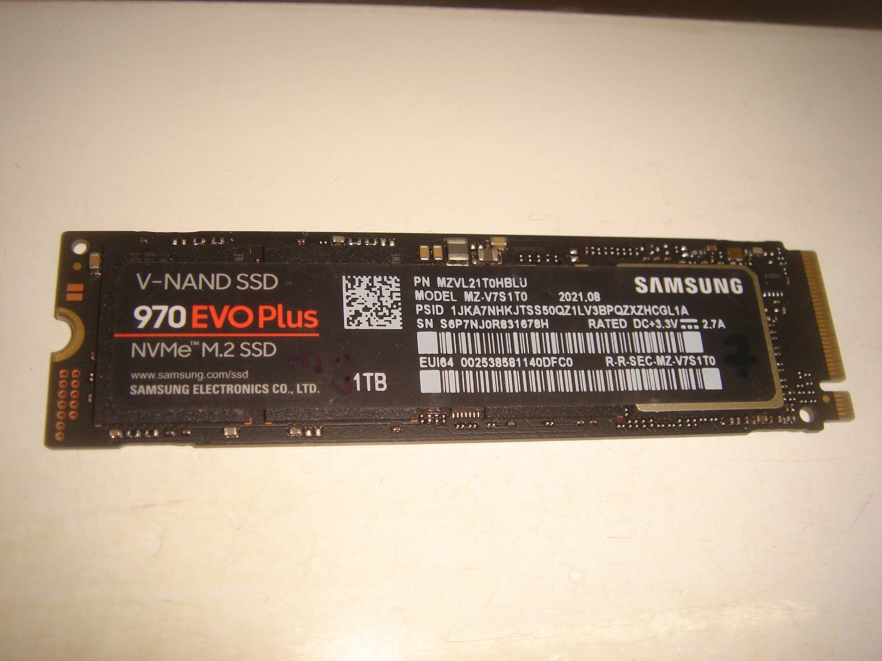 1 stück 1tb m.2 nvme ssd. Samsung. Siehe Details. (Gebraucht) in St ...
