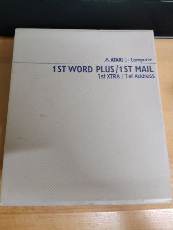 Klassiker: 1st Word Plus / 1st Mail für Atari ST inkl.Ordner (Gebraucht) in Oberrüti für CHF 20 ...