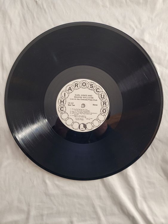 Earl Hines & Maxine Sullivan–Live At The Overseas Press Club (Gebraucht ...