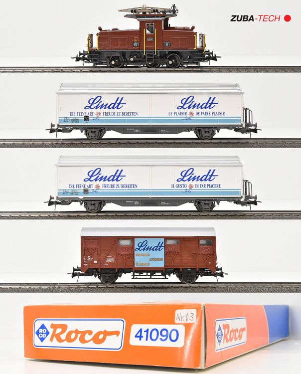 Roco 41090 Güterzug-Set "Lindt" SBB H0 WS Digital mit OVP (Gebraucht ...