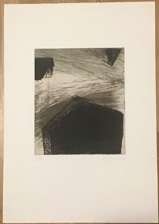 Heinz EGGER (1937) Sehr Seltener Radierung Handsigniert (Gebraucht) in Root für CHF 35 – mit ...