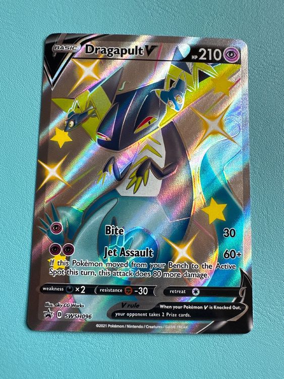 Pokemon Shiny Dragapult V Promo Selten Top Zustand Megaa | Kaufen auf ...