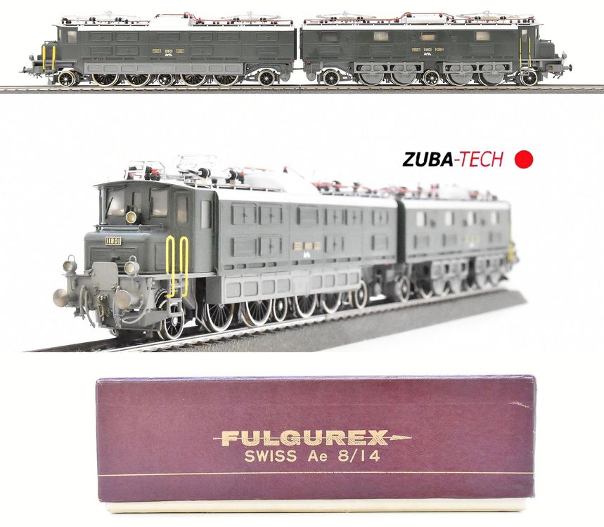 Fulgurex E-Doppellok Ae 8/14 SBB Messing H0 GS Analog OVP (Gebraucht) in St. Gallen für CHF 652 ...