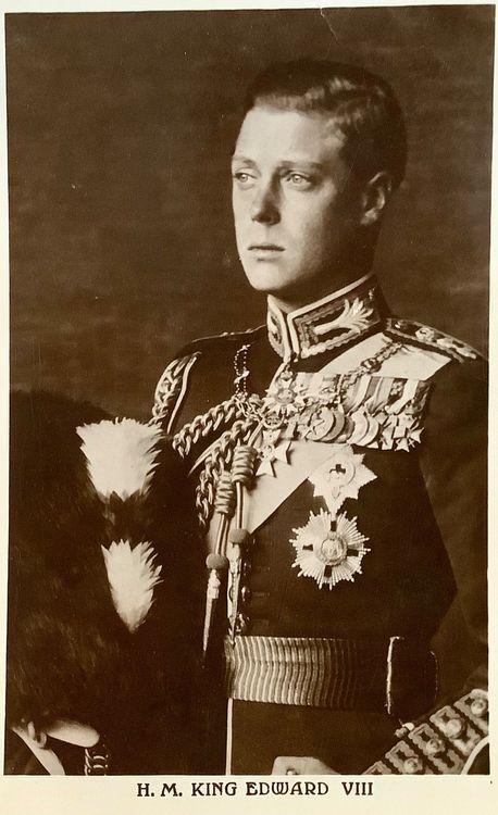 1936 - Alte Foto AK - King Edward VIII England Royal Family (Gebraucht ...