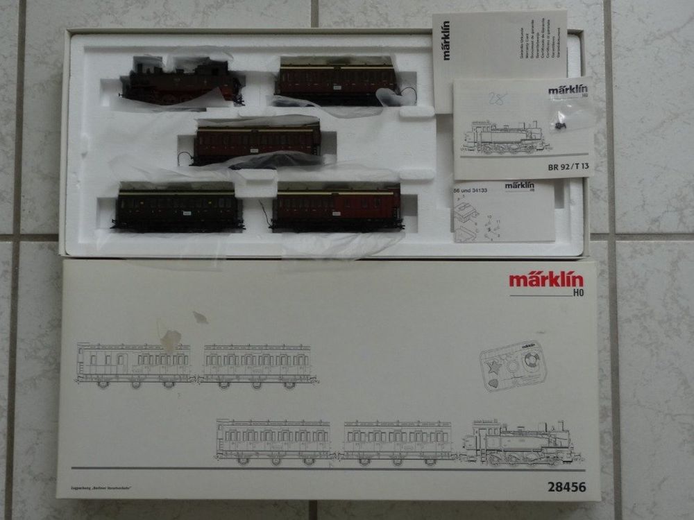 Märklin 28456, Delta, Alle Wagen beleuchtet, Preussisch, (Neu (gemäss ...