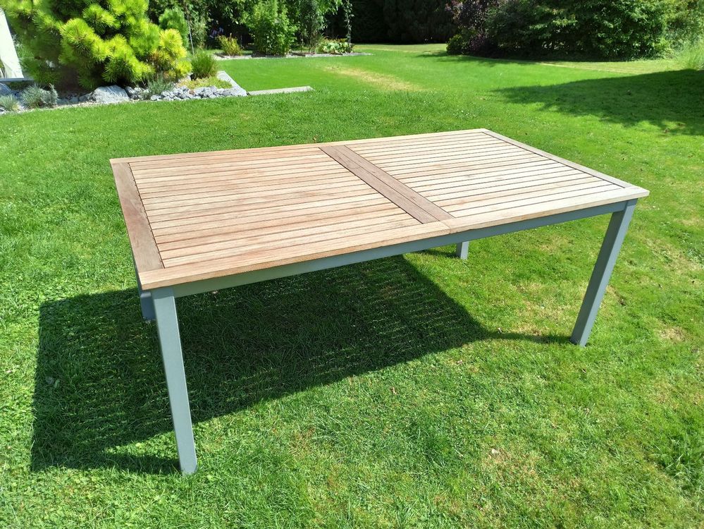Wunderschne Gartentisch Ausziehbar Alu Sale Bild
