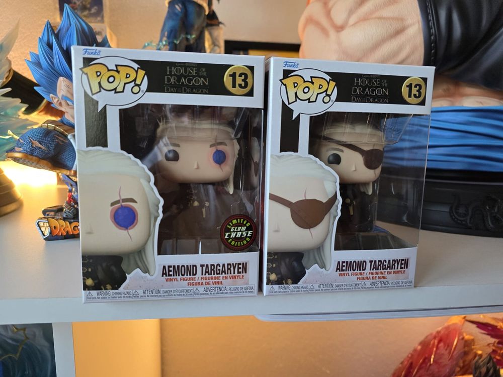 Funko PoP! Aemond Targaryen #13 - Chase + Normal (2 pop) (Neu und ...