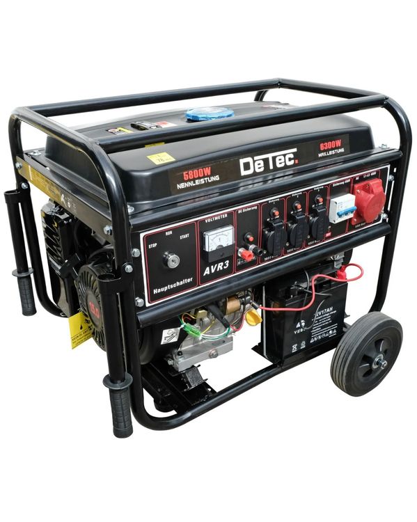 + DeTec DT-LB7000E-3 Benzin Stromerzeuger (Neu und originalverpackt) in ...