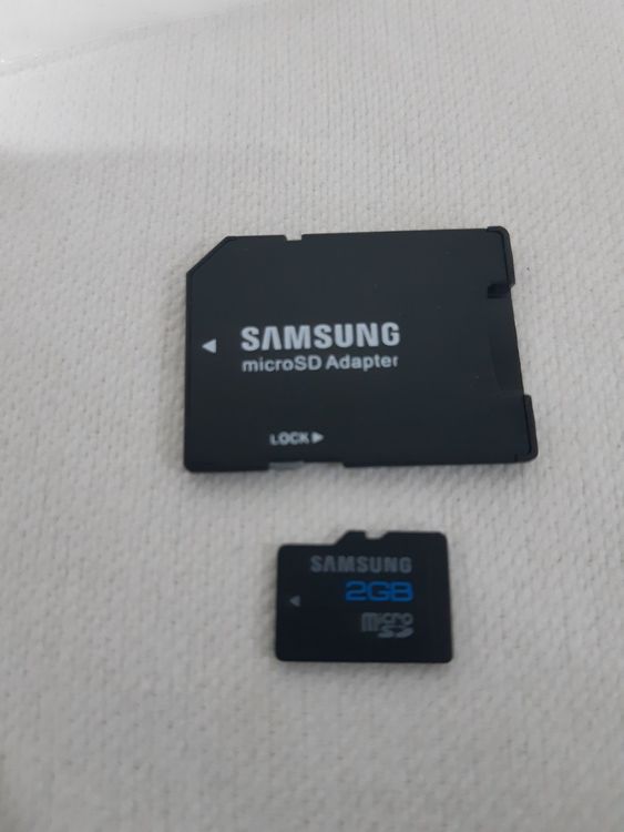 Samsung microSD Adapter inkl. 2 GB Karte (Neu und originalverpackt) in ...