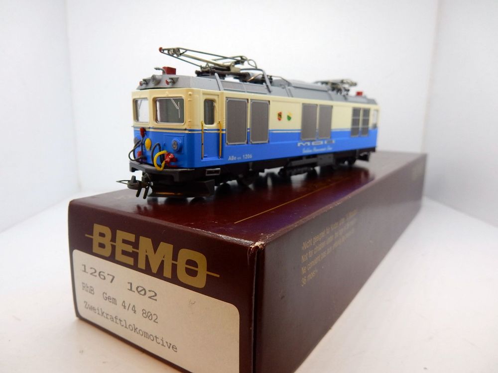 Hom- Bemo - MOB Motrice Gem 4/4 Livrée Goldenpass Line Ovp (Gebraucht ...