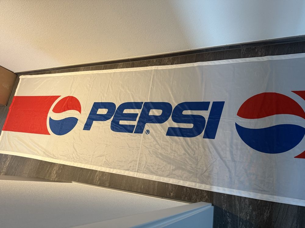 Pepsi Cola Banner, selten, Vintage, Top Zustand! (Gebraucht) in ...