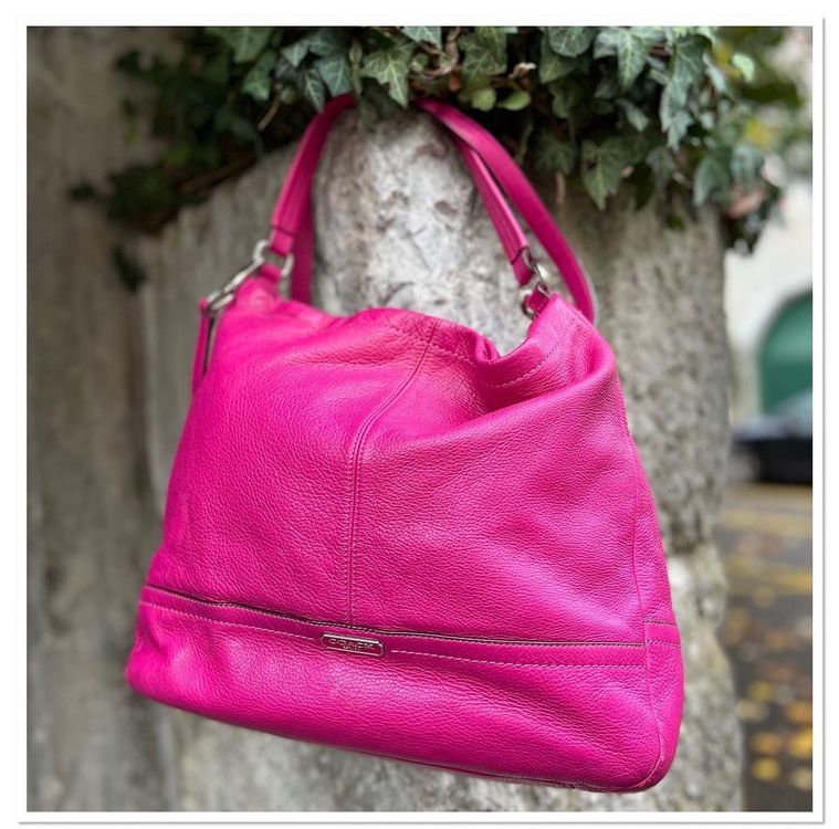 Tasche Coach, pink, Leder | Kaufen auf Ricardo