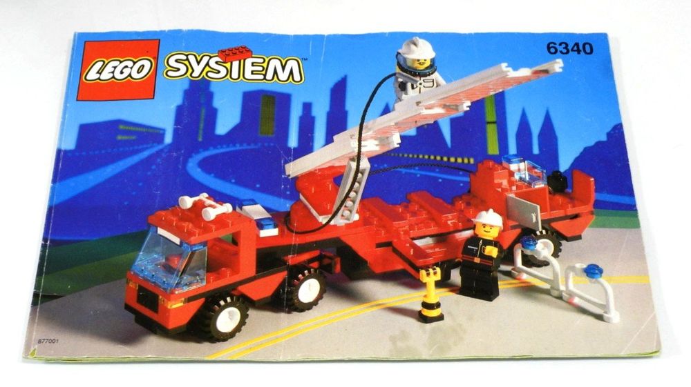 LEGO SYSTEM 6340 FEUERWEHR TRUCK MIT DREHLEITER | Kaufen auf Ricardo