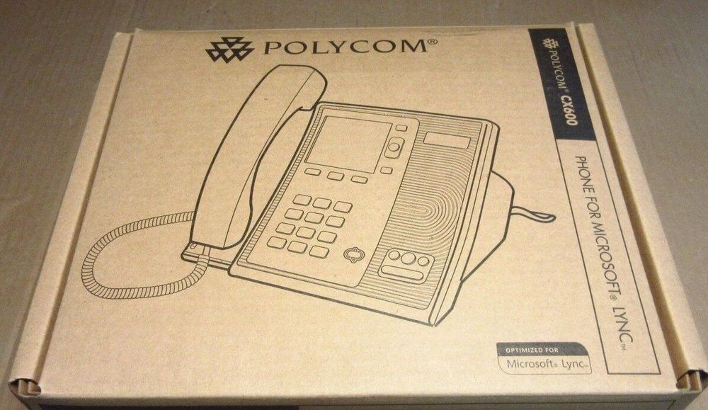 Polycom CX600 IP-Telefon Microsoft Teams kompatibel OVP (Gebraucht) in ...