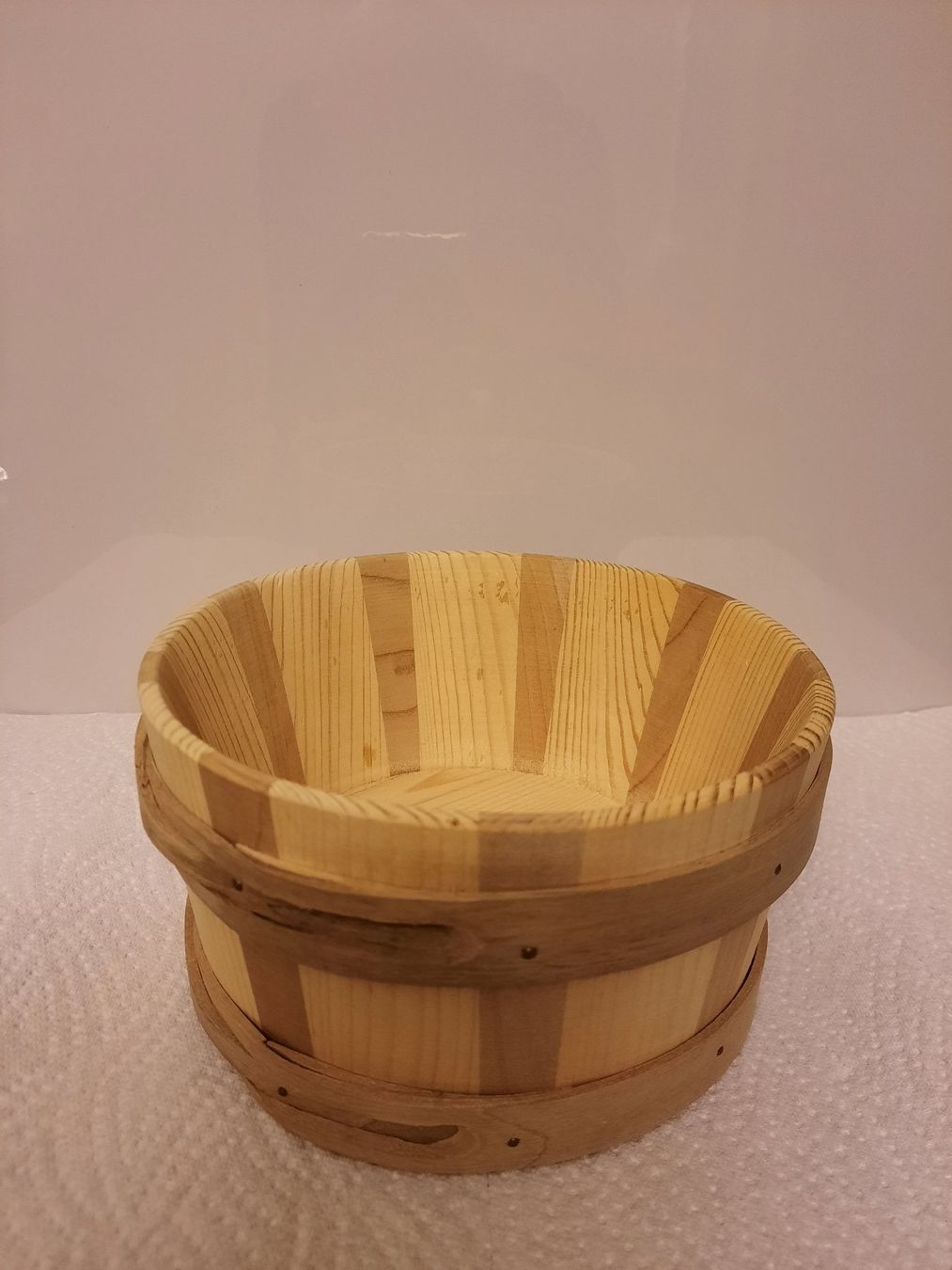 Baquet à crème et cuillère en bois sculpté (Neuf (Voir description)) à ...