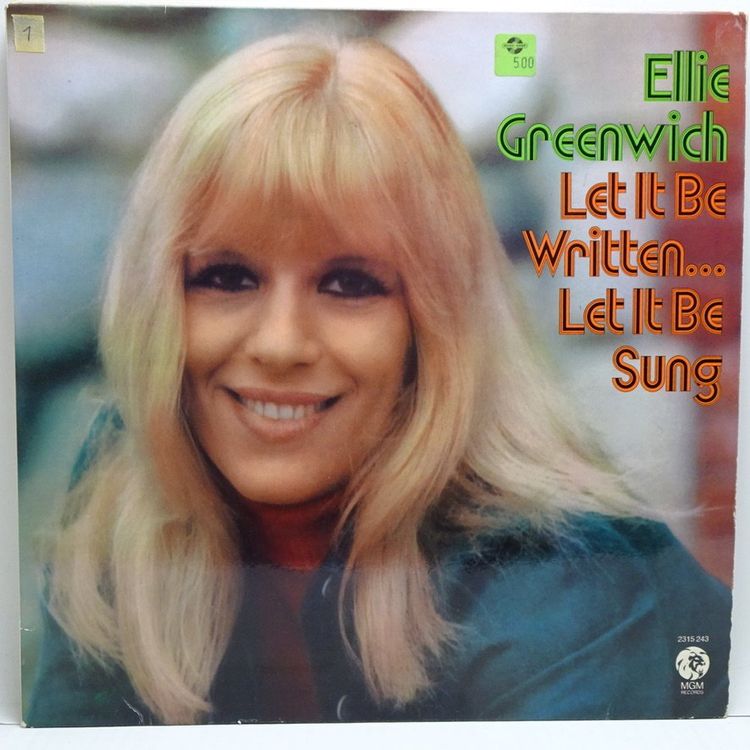 Greenwich Ellie - Let It be Written...Sung VG/VG (Gebraucht) in Muhen ...
