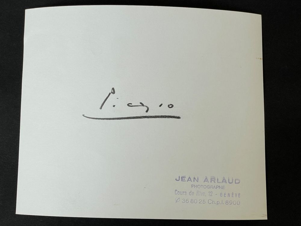 Signature au crayon PICASSO 1963 (Gebraucht) in Choulex für CHF 500 ...