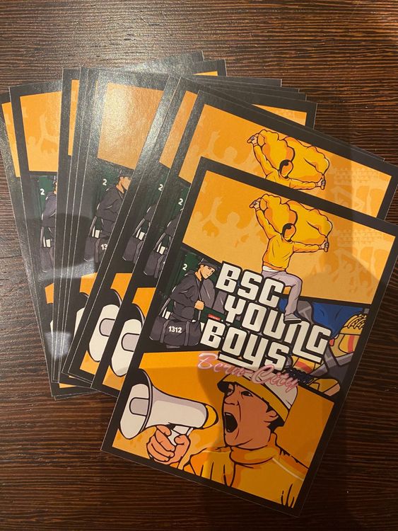 20 BSC YB Stickers (Neu (gemäss Beschreibung)) in Zofingen für CHF 15 ...