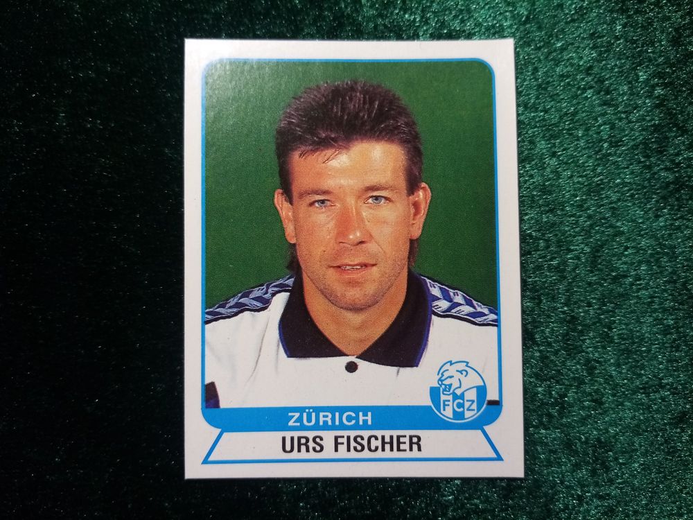 Panini Football 1998 - Urs Fischer - FC Zürich - Sehr RAR!!! (Neu ...