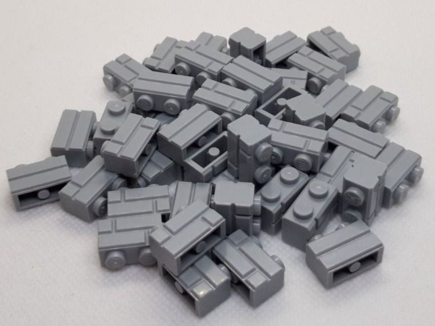 Lego 50 Stk. Mauersteine 1x2 (Profile brick) (new) (Neu (gemäss ...