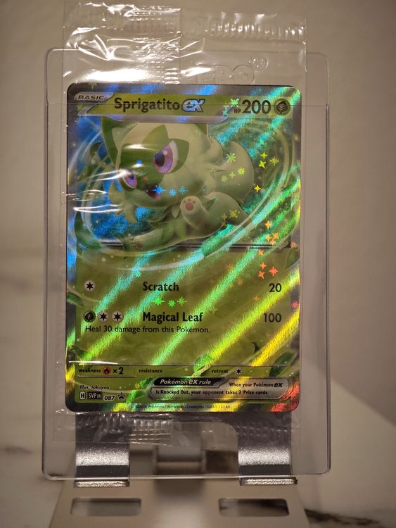 Carte Pokémon Sprigatito EX 200 PV Neuve promo rare sealed (Neu (gemäss ...