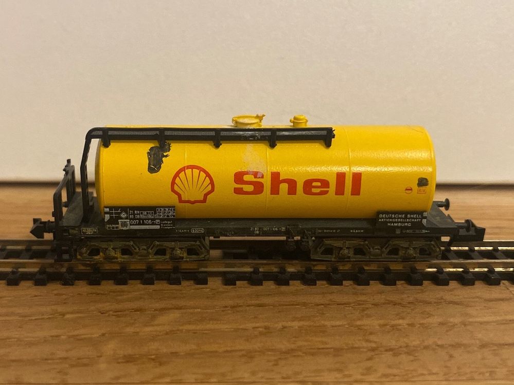 Minitrix 3551 SBB Kesselwagen „Shell“ (Gebraucht) in Schlierbach für ...