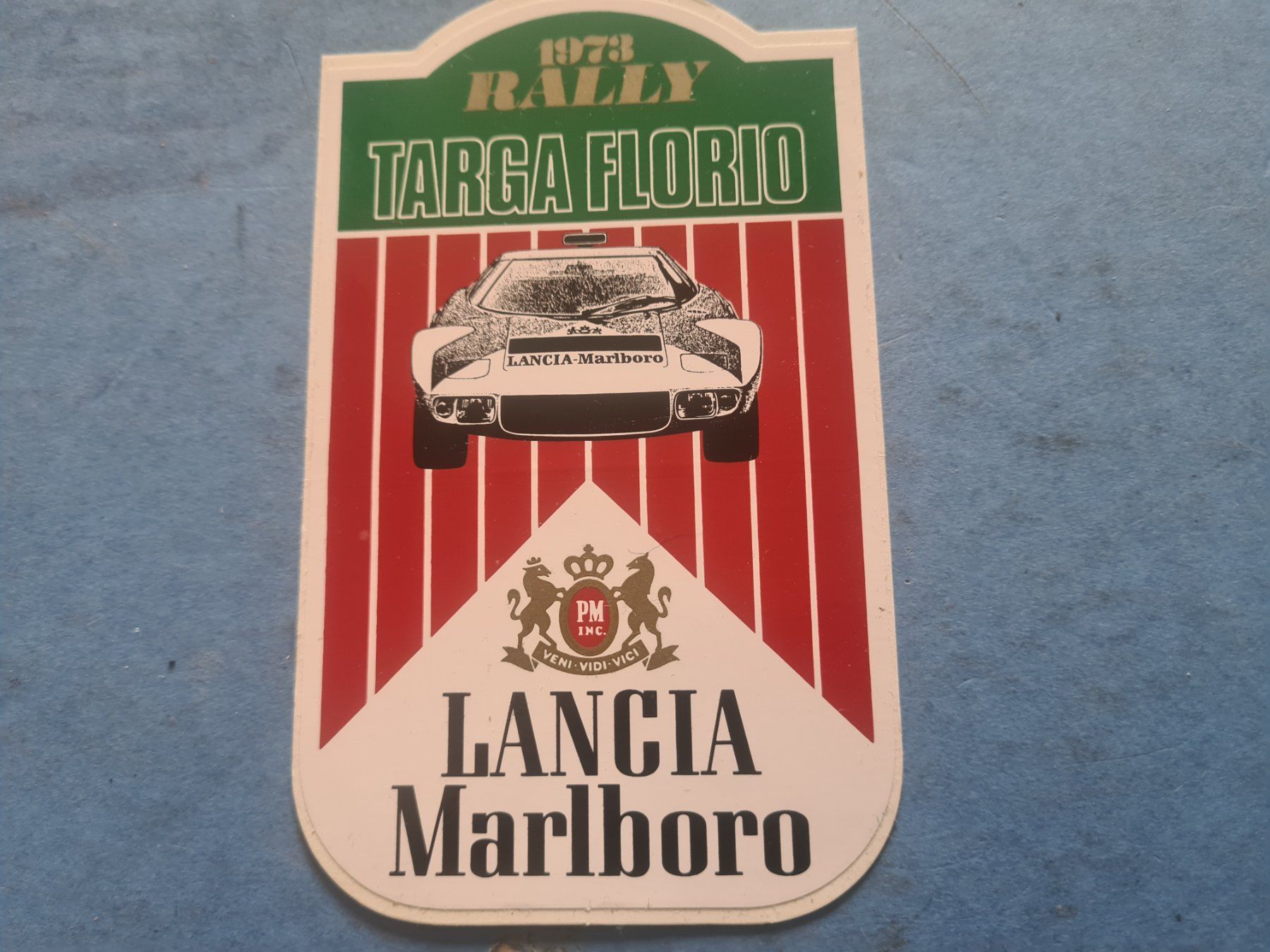 1973 TARGA FLORIO LANCIA STRATOS STICKER NEW OLD STOCK (Gebraucht) in ...