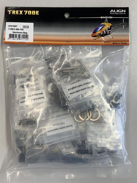 Align T-REX 550-700 Hardware Bag H70109T | Kaufen auf Ricardo