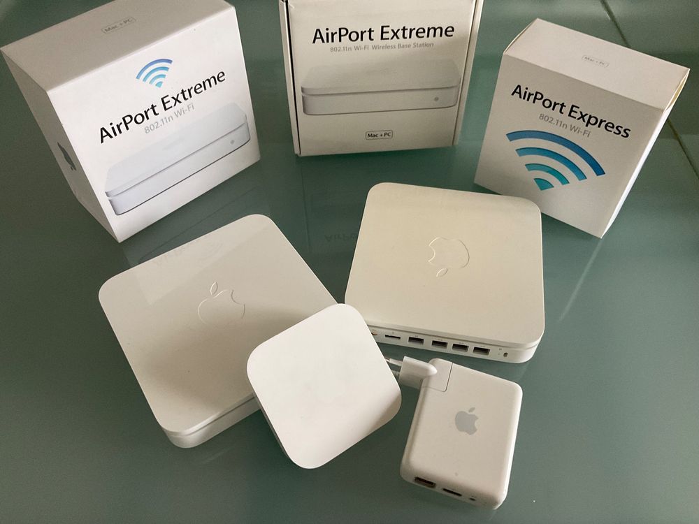 Apple AirPort Extreme x2 + Airport Express x3 (Gebraucht) in Männedorf ...