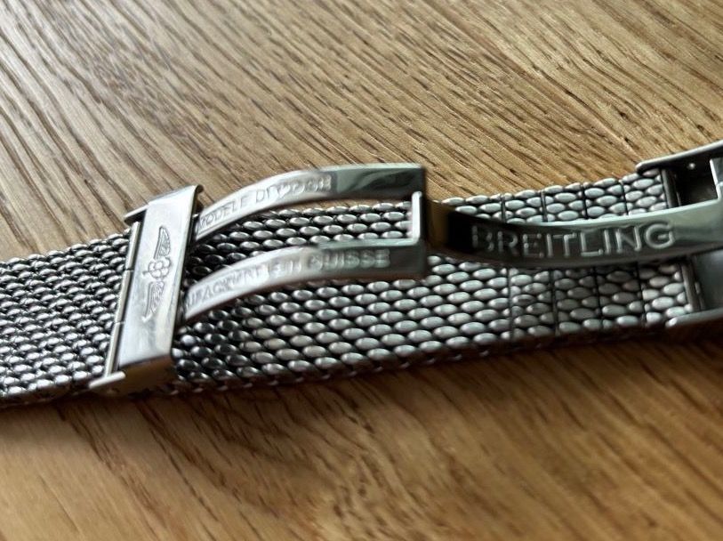 Breitling Stahl Band OCEAN CLASSIC 24mm Milanaise Mesh | Kaufen auf Ricardo
