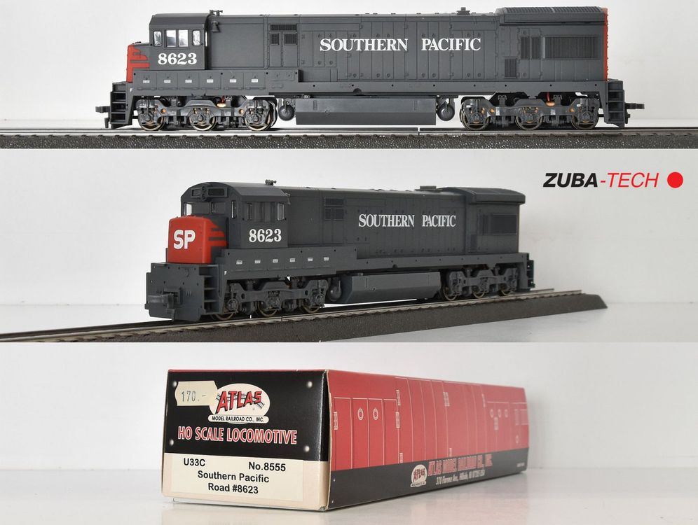Atlas 8555 Diesellok U33C SP H0 Analog mit OVP | Kaufen auf Ricardo