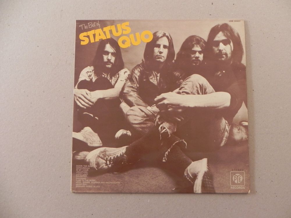LP Engl. Hardrock Rock Band Status Quo 1973 Best of (Gebraucht) in Siebnen für CHF 16 – mit ...