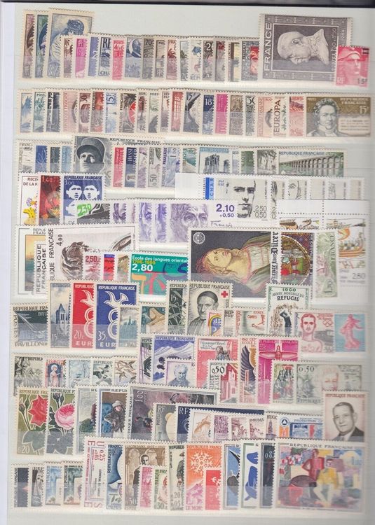 FRANKREICH ab 1937, 150 Briefmarken MNH | Kaufen auf Ricardo