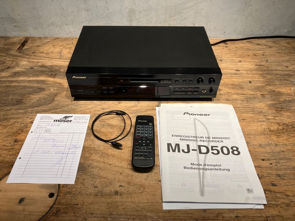 Pioneer Mini Disc Recorder MJ-D508 (Gebraucht) in Wiedlisbach für CHF 62 – mit Lieferung auf ...
