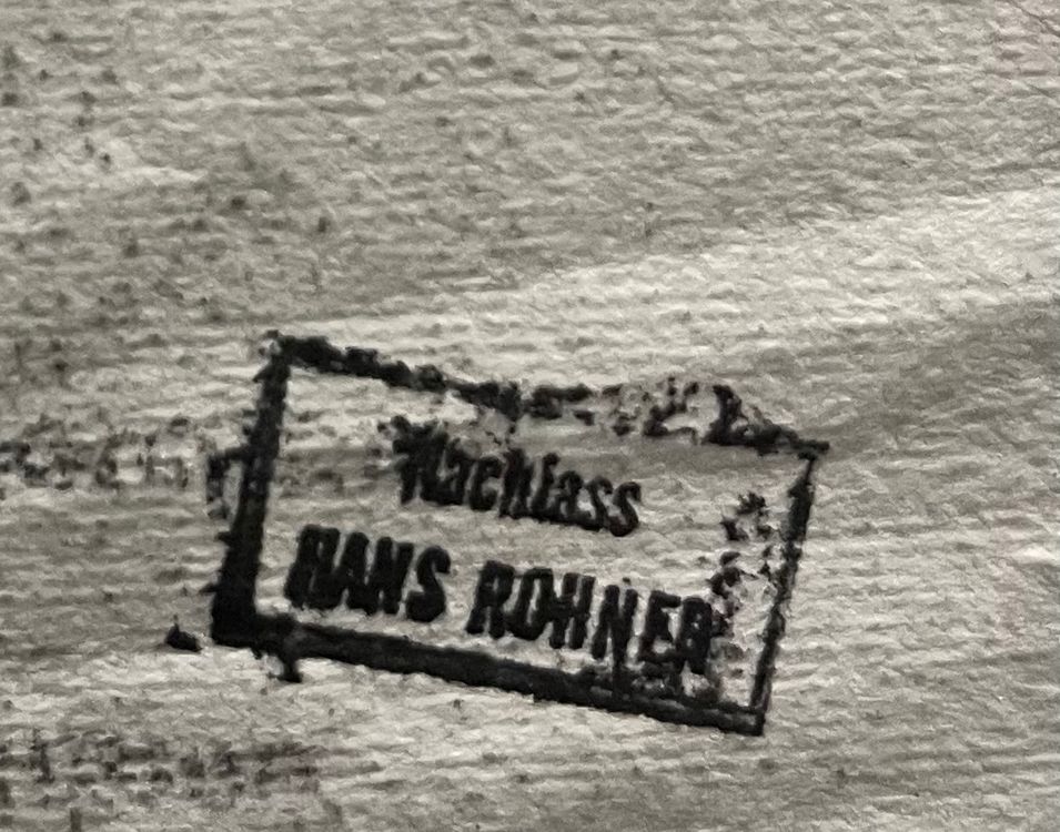 Hans Rohner (1898-1972) Stehender Damen Akt Kohole Zeichnung (Gebraucht ...