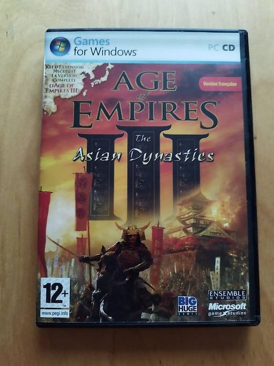 Jeu PC - Age of Empires III The Asian Dynasties en très bon (D'occasion ...
