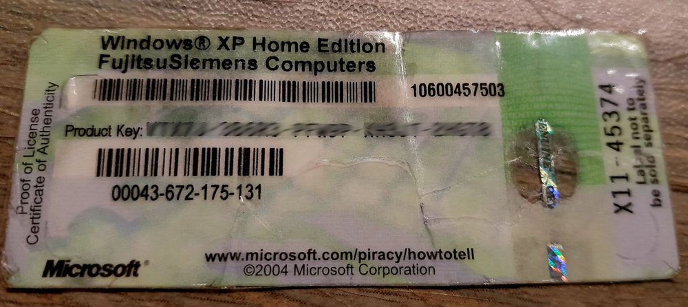 Windows XP Home Edition Fujitsu | Kaufen auf Ricardo