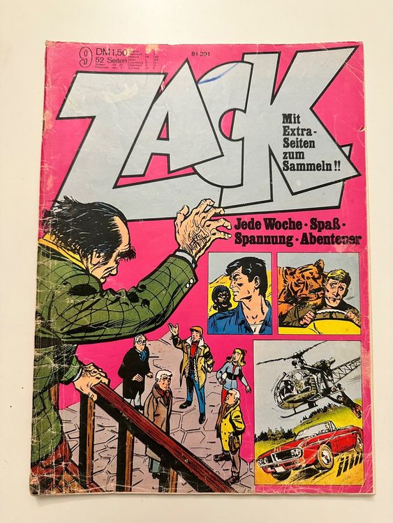 Rarität Zack Comics 9 von 1973 | Kaufen auf Ricardo