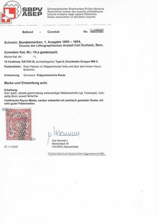 Rayon 3 - alle 3 Varianten mit Attest Hermann (Gebraucht) in Lungern ...