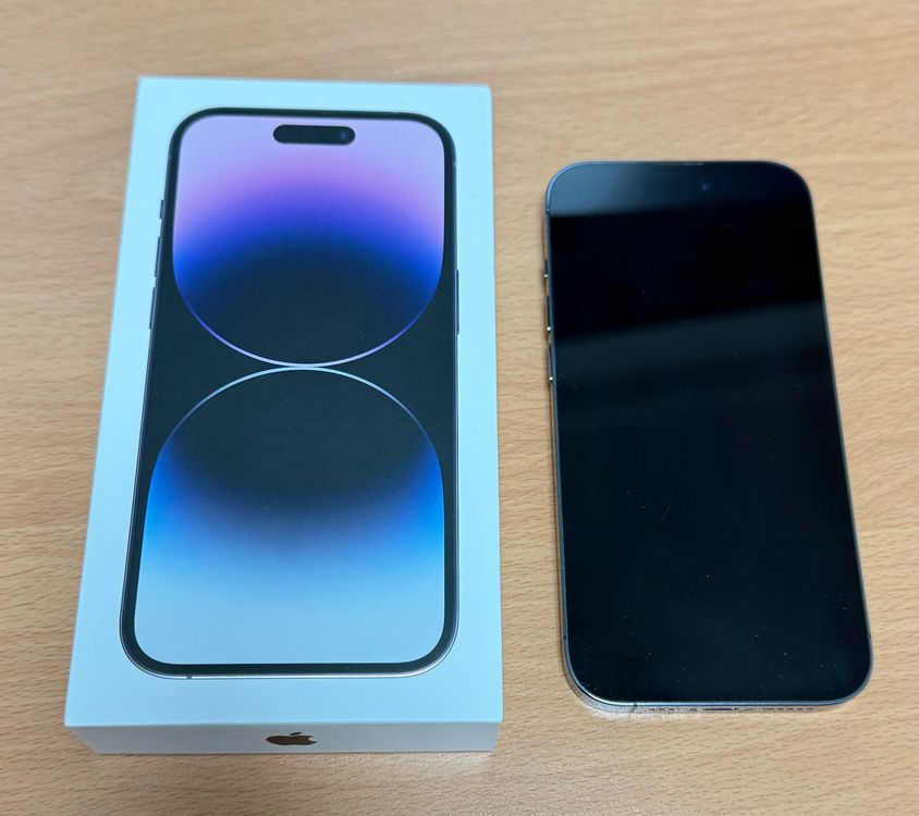 Apple iPhone 14 Pro 128 GB, Deep Purple, 6.10", SIM + eSIM, (Gebraucht ...