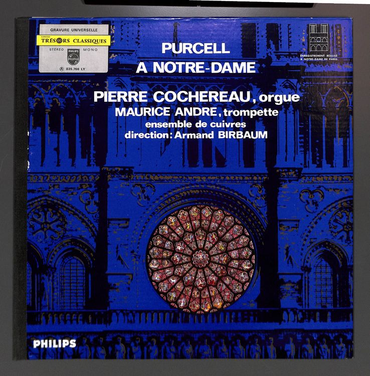 Purcell A Notre-Dame - Pierre Cochereau, Maurice Andre (Gebraucht) in ...