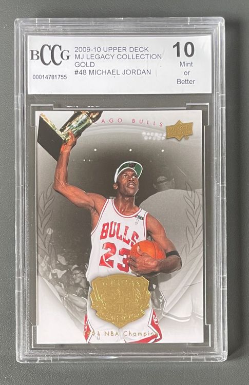 NBA Michael Jordan 2009 UD Legacy Gold Cards BCCG 10 PSA | Kaufen auf ...