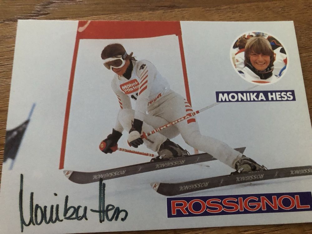 Monika Hess Autogrammkarte (Gebraucht) in Meierskappel für CHF 1 – mit ...