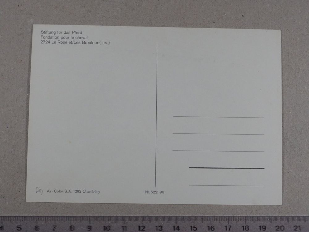 Le Roselet / Les Breuleux, Stiftung für das Pferd (Gebraucht) in ...